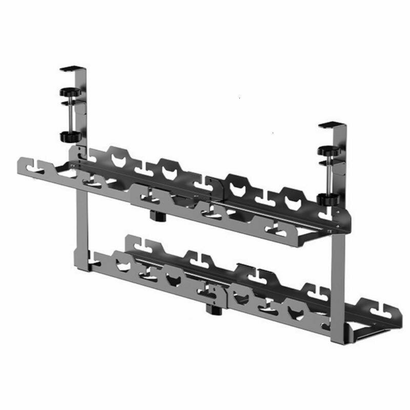 Под столом стойка для прокладки кабелей, щелевая коробка, финишная линия без перфорации, размещение проводных розеток, многофункциональное устройство для прокладки кабелей-двухслойное телескопическое