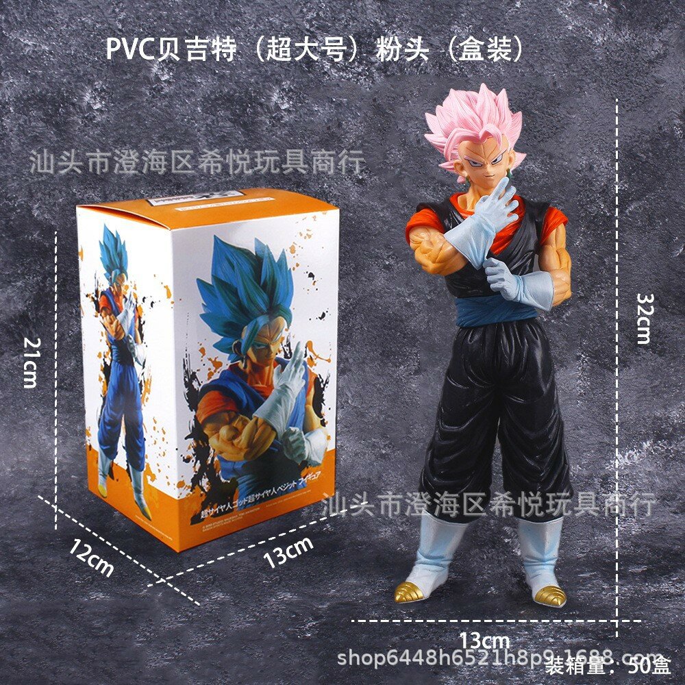 Фигурки персонажей аниме Dragon Ball в образе Супер Сайяна Гоку и Вегеты, настольные украшения, Гогета в образе Супер Сайяна 4 с повреждениями после боя.