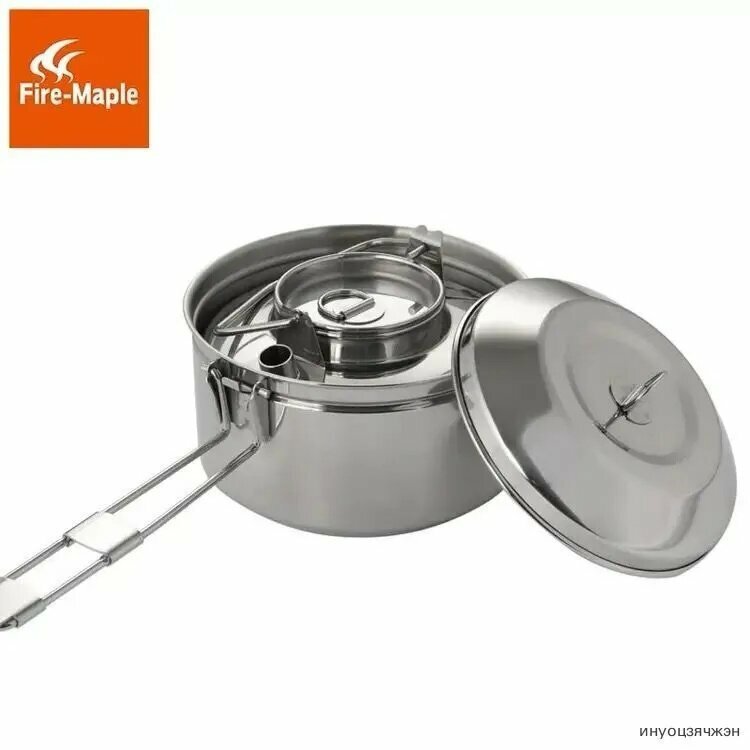 Fire-Maple Антарктическая посуда из нержавеющей стали Комбинация чайника и кастрюли