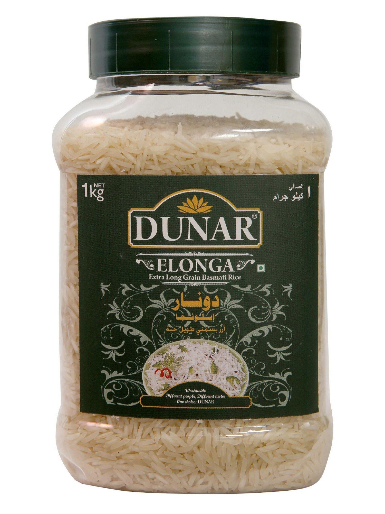 Рис Dunar Басмати Elonga Sella банка 1 кг