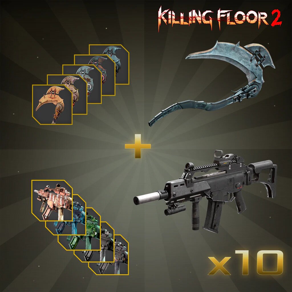 Дополнение Killing Floor 2 - Blood & Bonfires Weapon Bundle, цифровое издание PlayStation 4, регион Индия / код пополнения баланса