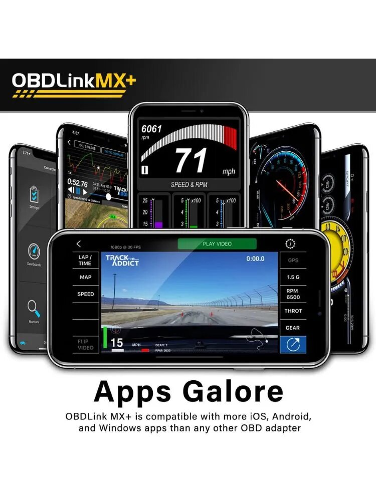 OBDLink MX+ OBD2 Bluetooth-сканер для iPhone, Android и Windows — фото 1