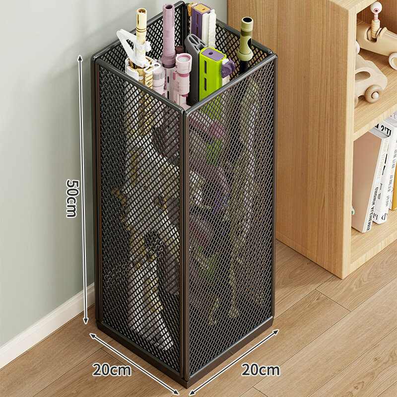 Корзина для хранения инструментов для уборки ванной и туалета, вместительный органайзер для хранения бытовых метел и швабр.