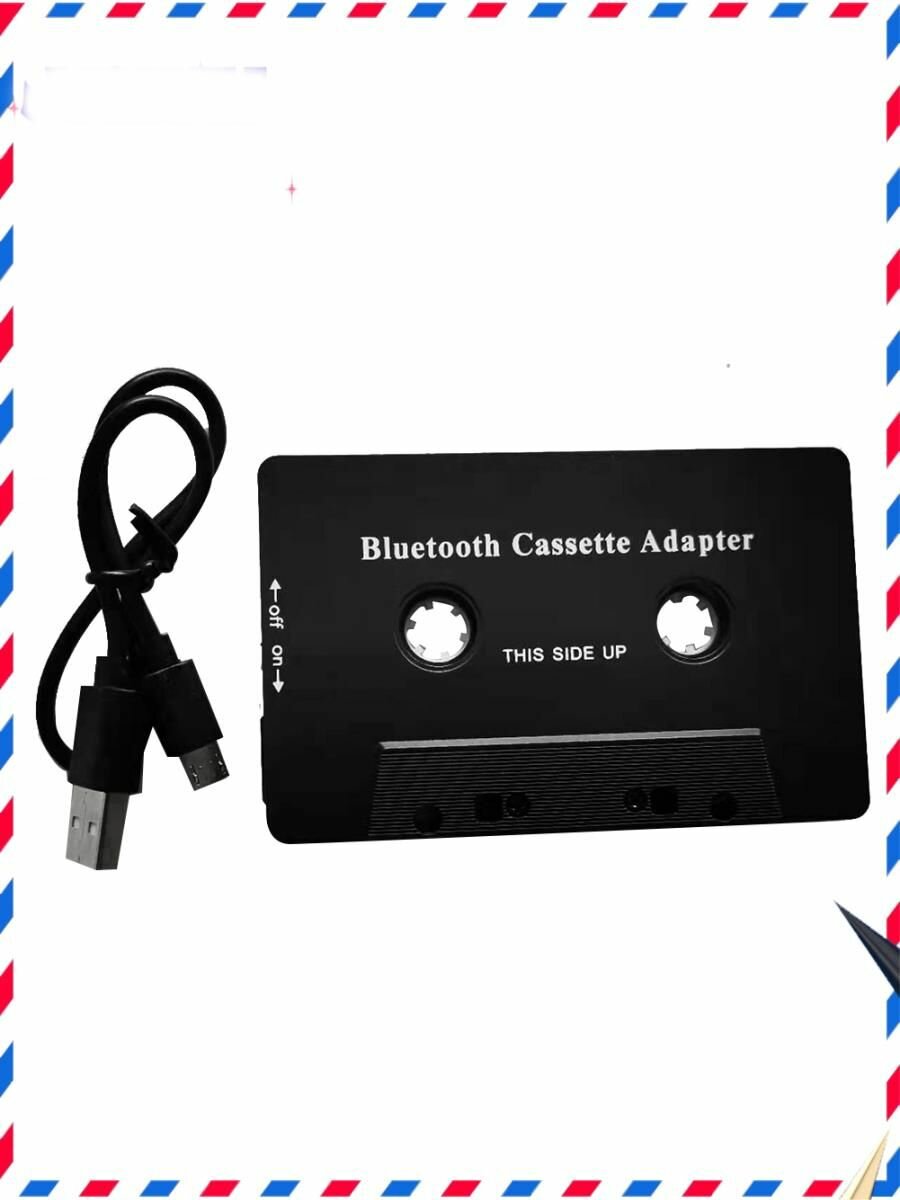 Универсальная кассета Bluetooth 5.0 Audio Car Tape Aux Stereo Adapter с микрофоном совместим телефона MP3 AUX Cable CD Player