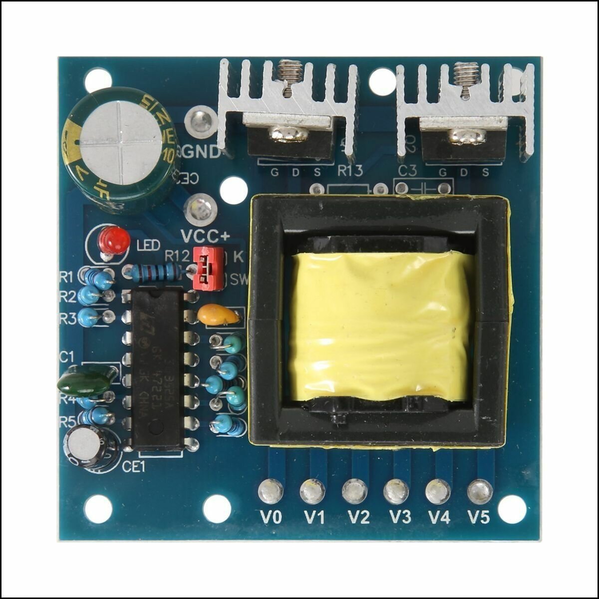 Автомобильный DC 12V в AC 110V 220V 20KHZ Power Inverter Charger Converter