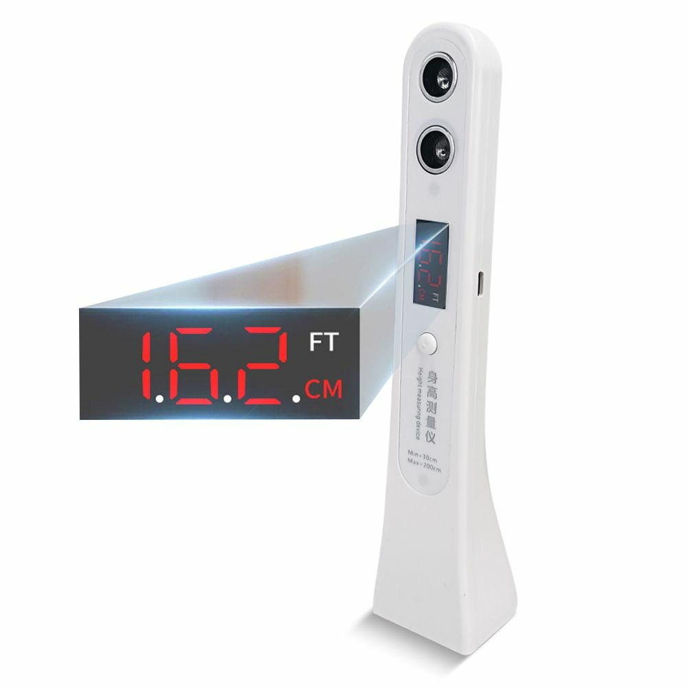 Электронный измеритель роста, мини-дизайн, ультразвук, цифровой дисплей, качественный материал