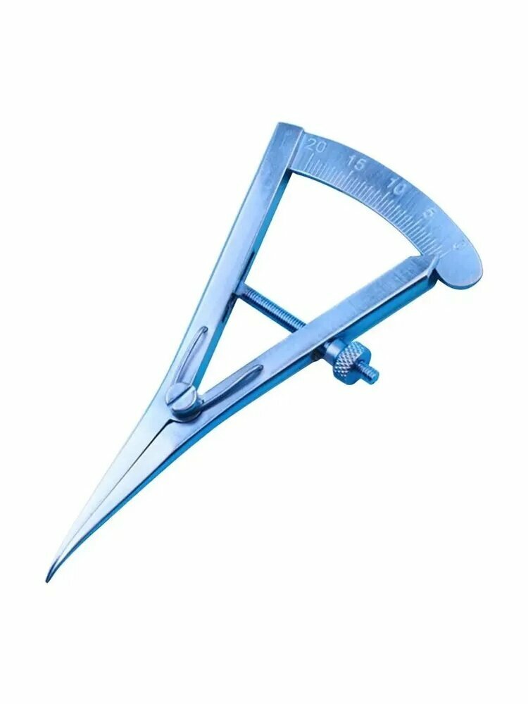 Аксессуар для линейки/угольника 100мм синий