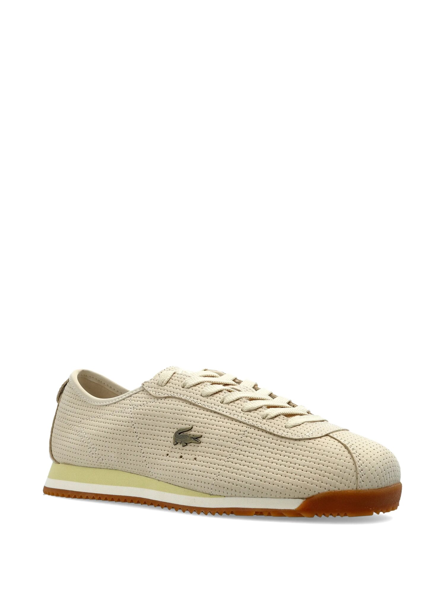 Кроссовки LACOSTE Perforated logo sneakers, размер 6 UK, разноцветный — фото 1