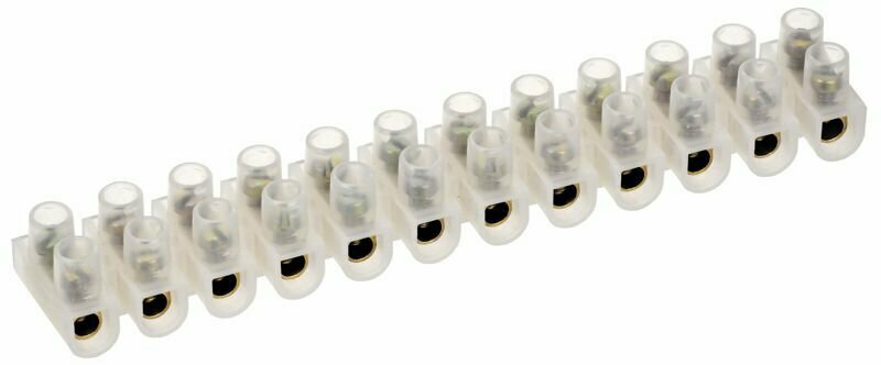 Колодка клеммная полиэтилен ЗВИ-20 4-10кв. мм ПВХ (блист.2шт) IEK UZV3-020-06-2