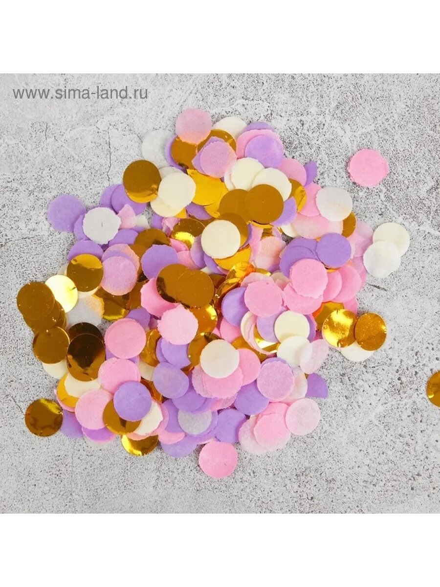 Яркое конфетти для праздничного настроения