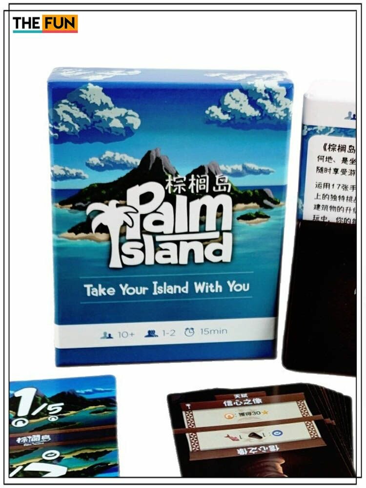 Настольная Карточная Игра Настольная Palm Island Игра (китайский) Новая Версия Игры