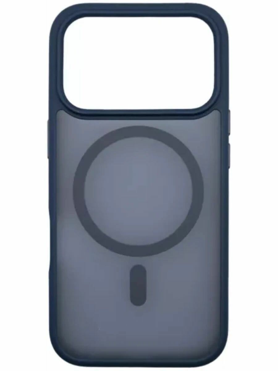 Чехол-накладка Devia Pino Series Magnetic ShockProof Case для смартфона Apple iPhone 17 Pro Max, темно-синий
