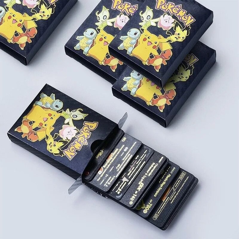 Pokemon 55pcs штук карточек покемонов из коллекции Пикачу