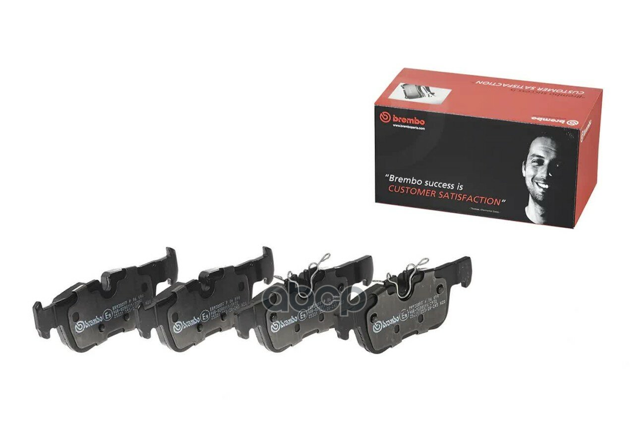 ( P 06 094 ) К-т дисков. тормоз. колодок BMW1 F40, 2 F44, F46, X1 F48, X2 F39 Rear Brembo арт. P06094