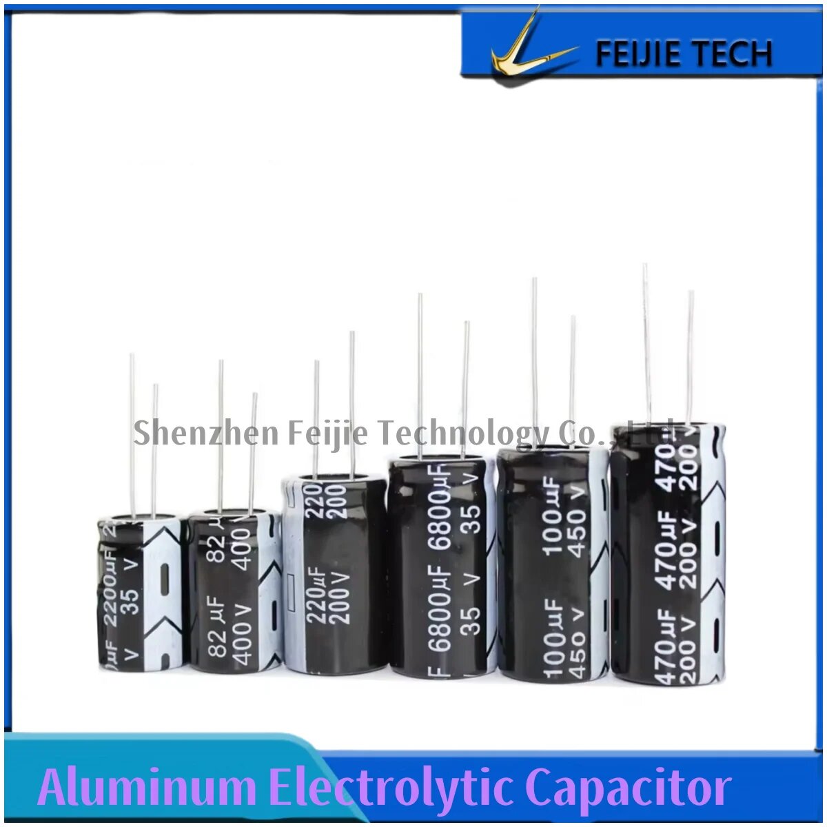 Алюминиевые электролитические конденсаторы 35V 100UF 40PCS