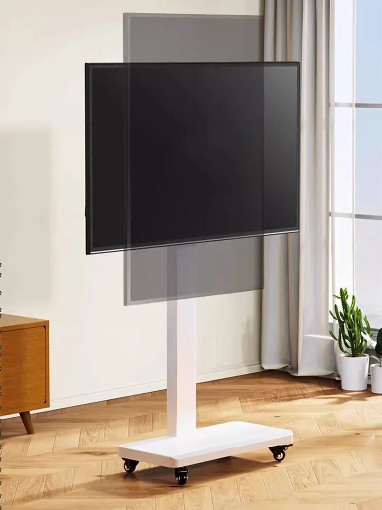 Стойка Для Телевизора 32"-70" Напольная, С Наклонным Кронштейном На Колесах, Регулировкой Высоты И Угла НаклонаT