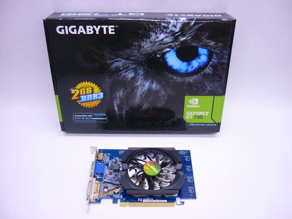 Видеокарта Gigabyte GeForce GT 730 2GB