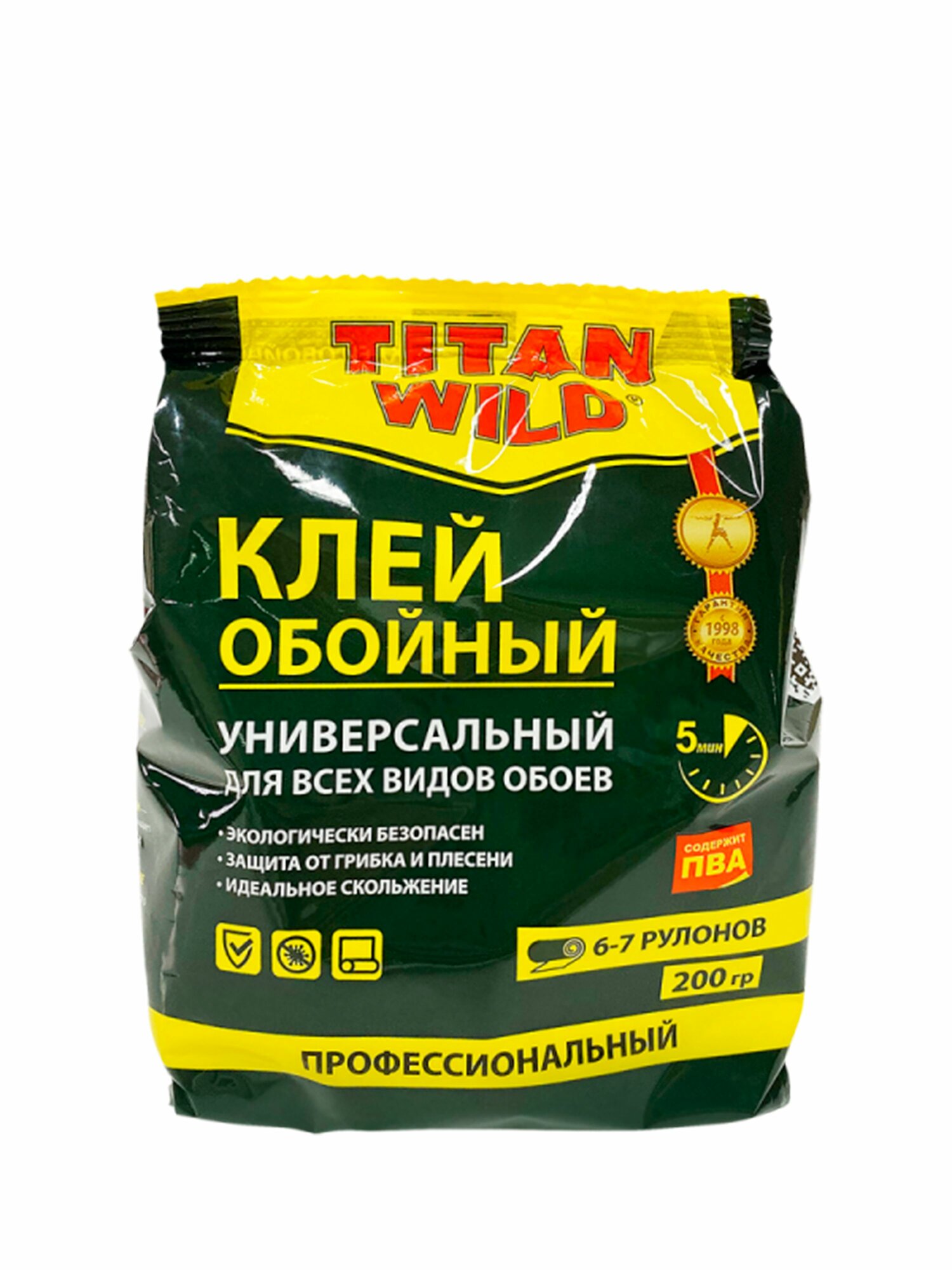 Титан Wild клей обойный, универсальный, пакет, 200 гр