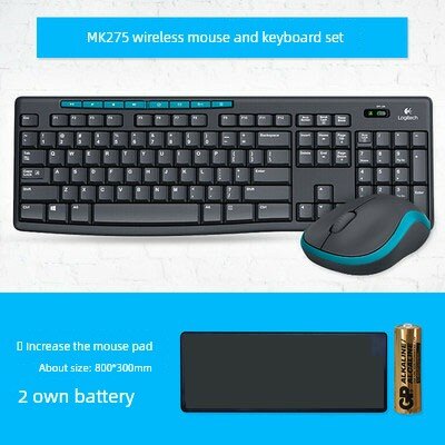 Logitech MK275 беспроводной комплект клавиатура-мышь с ковриком
