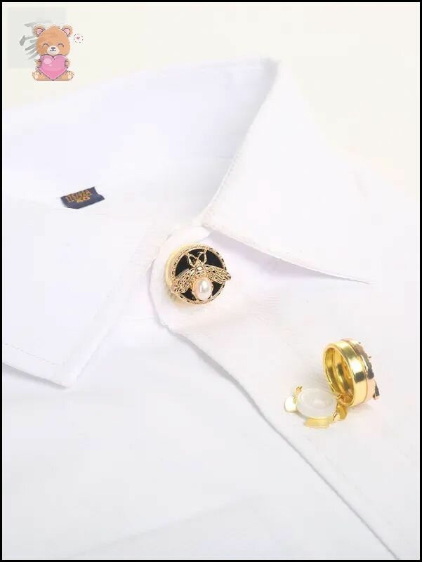 Эксклюзивные металлические клипсы в виде пчел для джинсовых пуговиц, декоративные накладки, 2 штуки