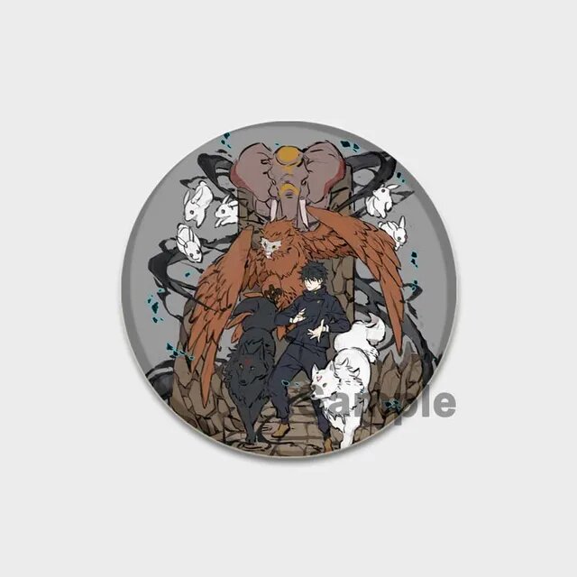 32/44/58 мм аниме ююютсу кайсен, памятные булавки, мультяшная модель, жестяная брошь ручной работы для рюкзака, украшение для одежды, подарок