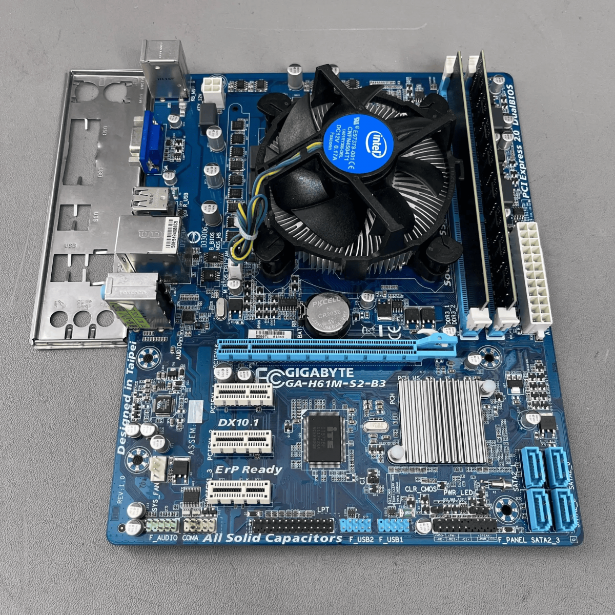 Комплект мат плата Gigabyte s-1155 + Core i5 -3330 + 12Gb+ кулер