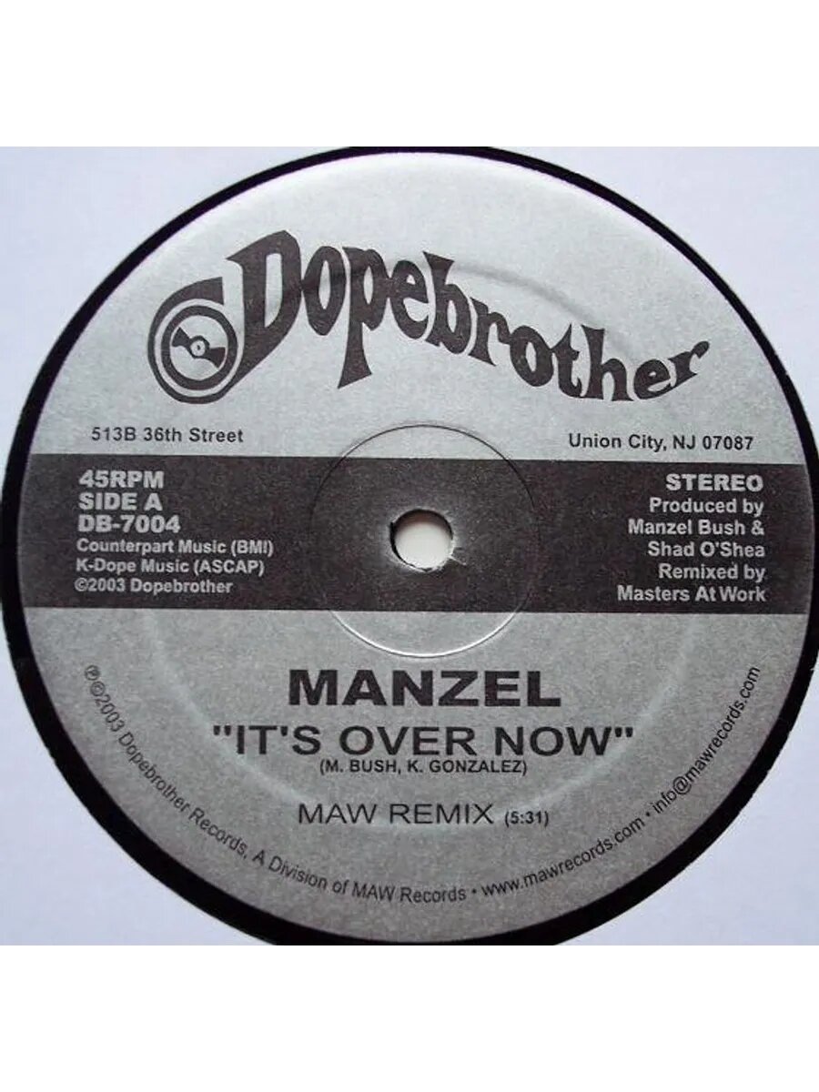 Manzel - It's Over Now