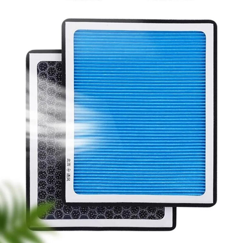 Для Byd Atto 3 Yuan Plus 2021-2024 автомобильный фильтр для кондиционера с активированным 2pcs