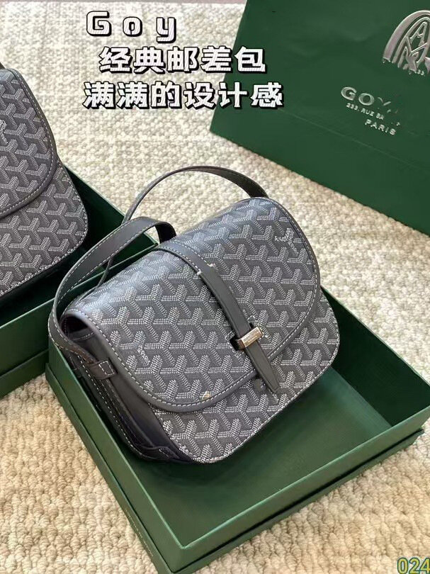 Классическая сумка-мессенджер Goyard, сумка-седло из кожи с узором личи, женская сумка через плечо с принтом, новая модель.