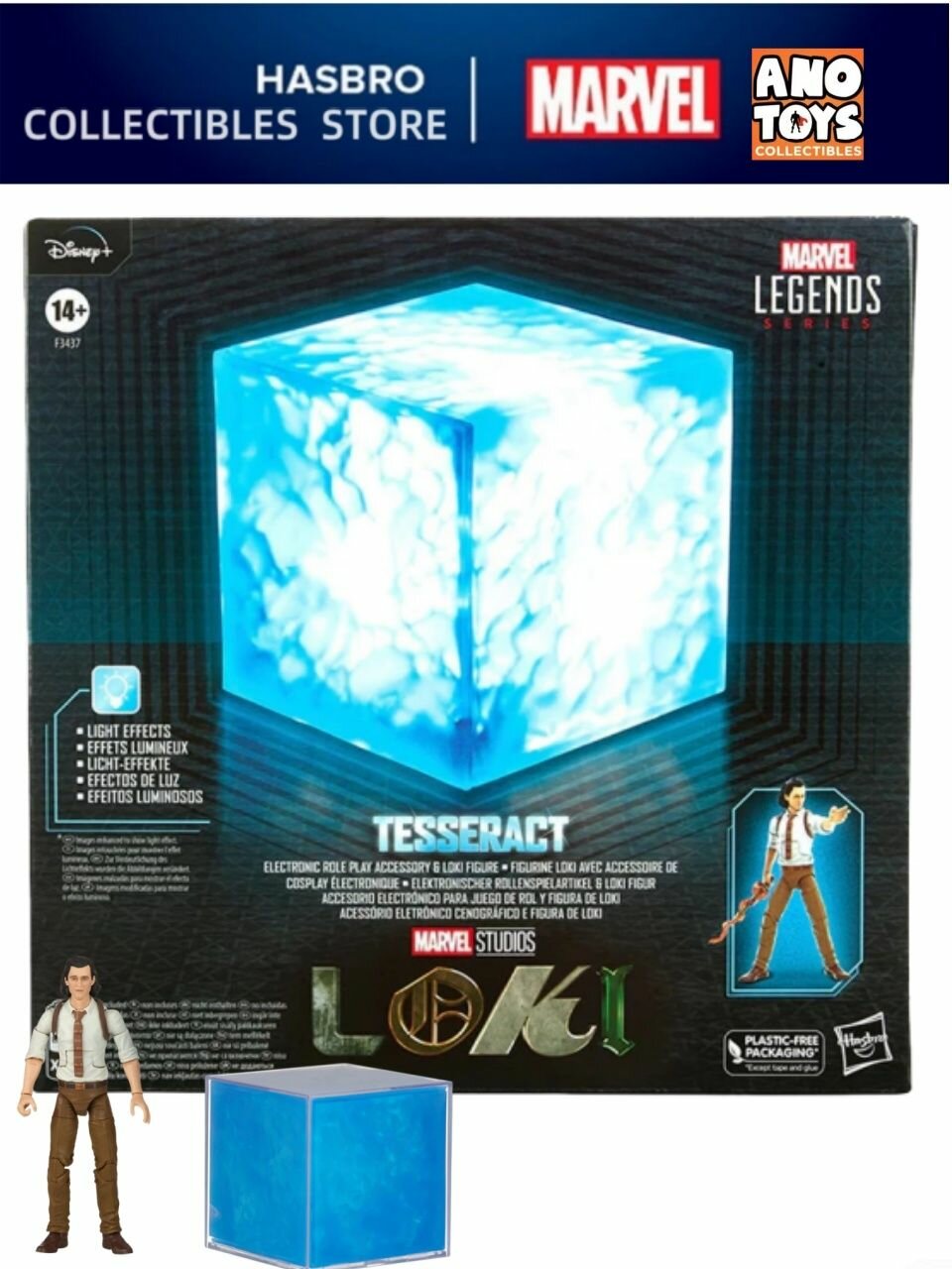 Игрушечные фигурки-украшения . Hasbro Marvel Legends Tesseract Electronic Role Play 1/1 Figure