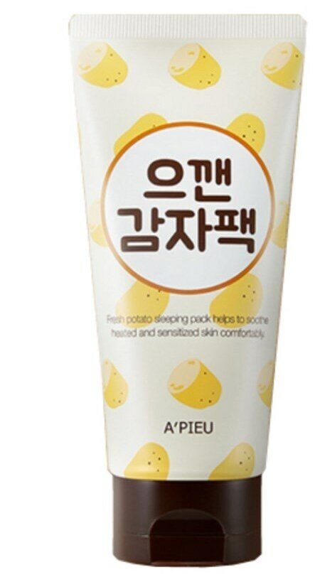 A'PIEU Маска ночная увлажняющая для чувствитльной кожи Mashed Potato Pack 130ml