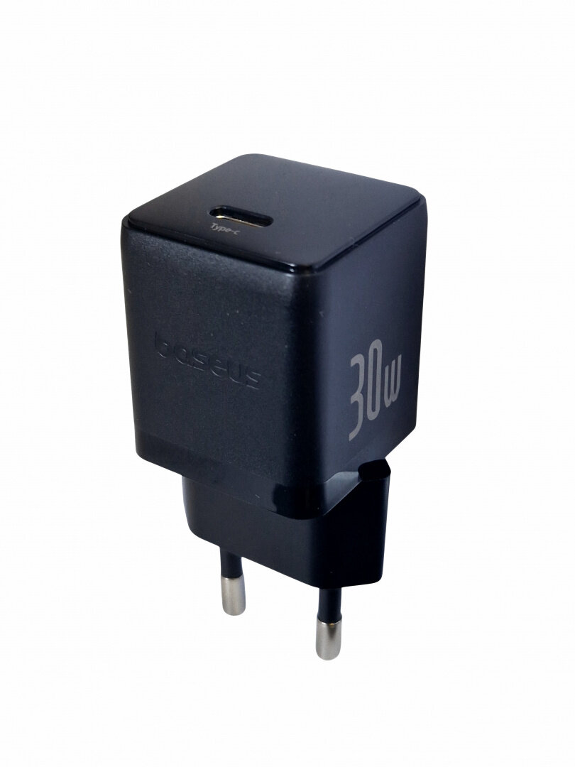 Сетевая зарядка Baseus Palm Fast Charger, Type-C 30W, QC3.0 PD, черный