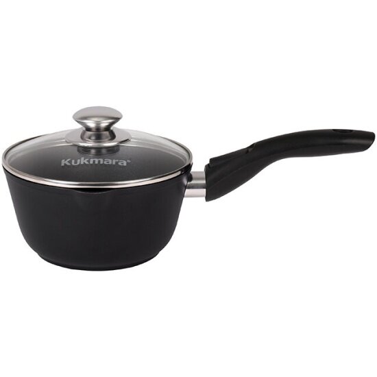 Ковш Kukmara "Традиция" 1,5л с носиком, со съемной ручкой, стекл. крышкой (к0156а)