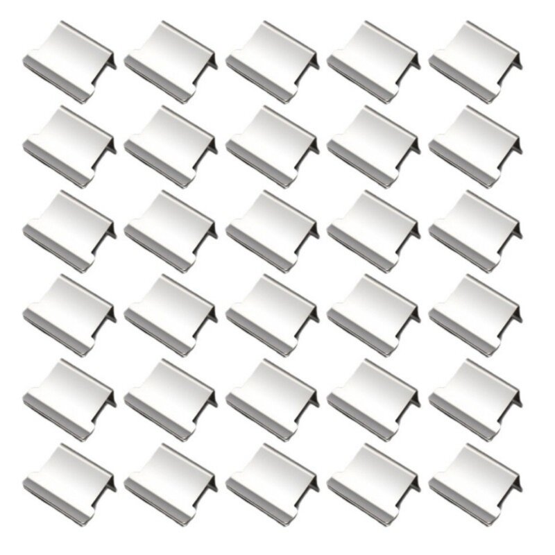 Упаковка из 30 Металлических Скрепок Для документов Набор Зажимов Для Канцелярских Принадлежностей Скрепка Для Переплета Многоразовый Сменный Зажим Органайзеры Для Бумаги