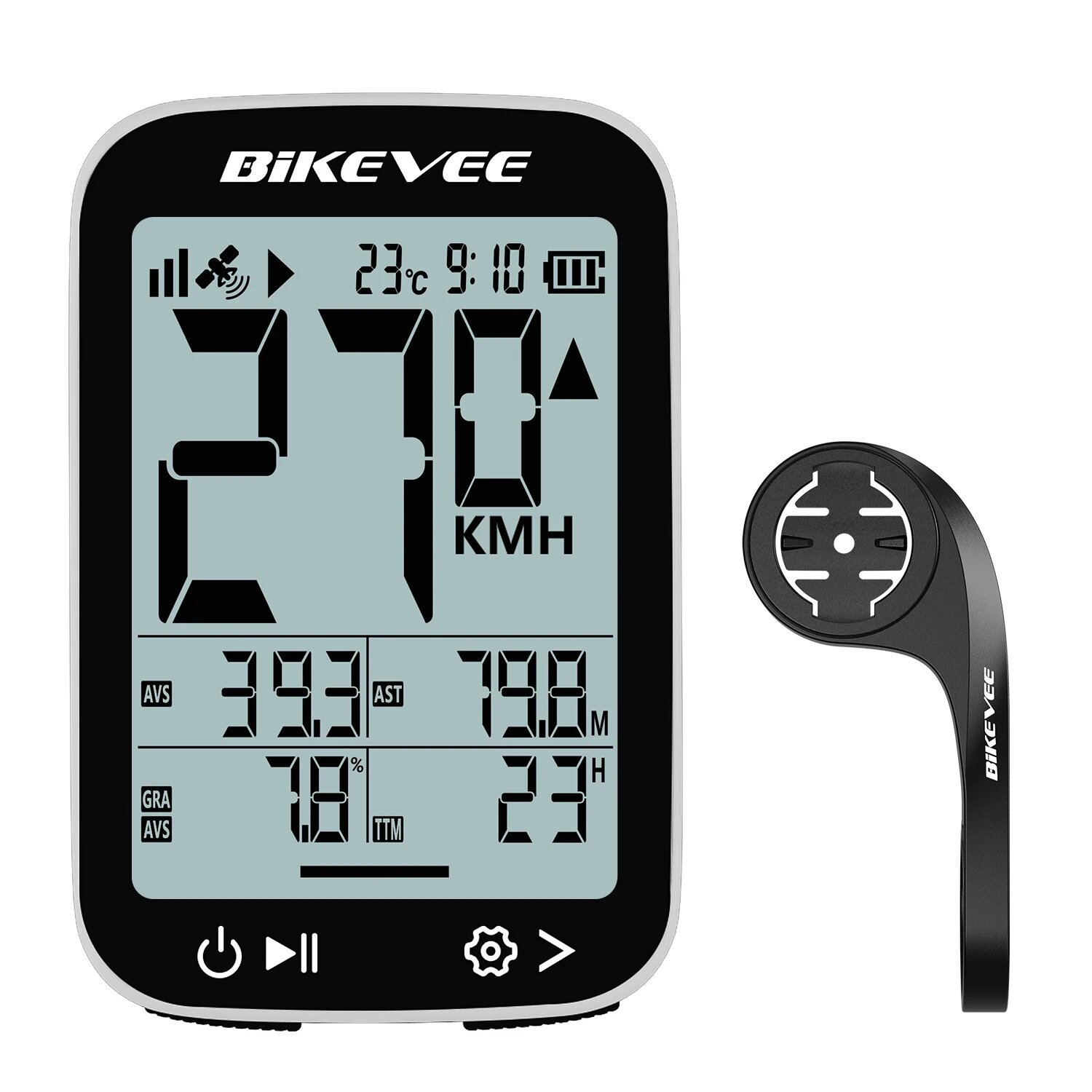 Bikevee GPS-велокомпьютер