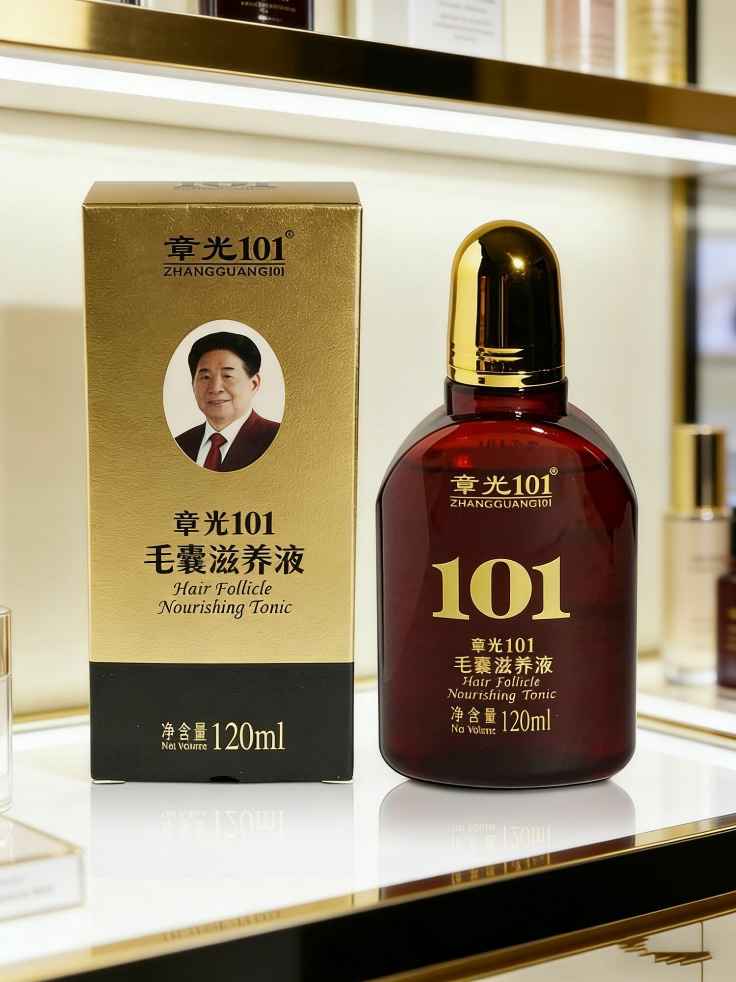 Zhangguang 101 Hair Follicle Nourishing Tonic лосьон для роста волос. 120 мл.