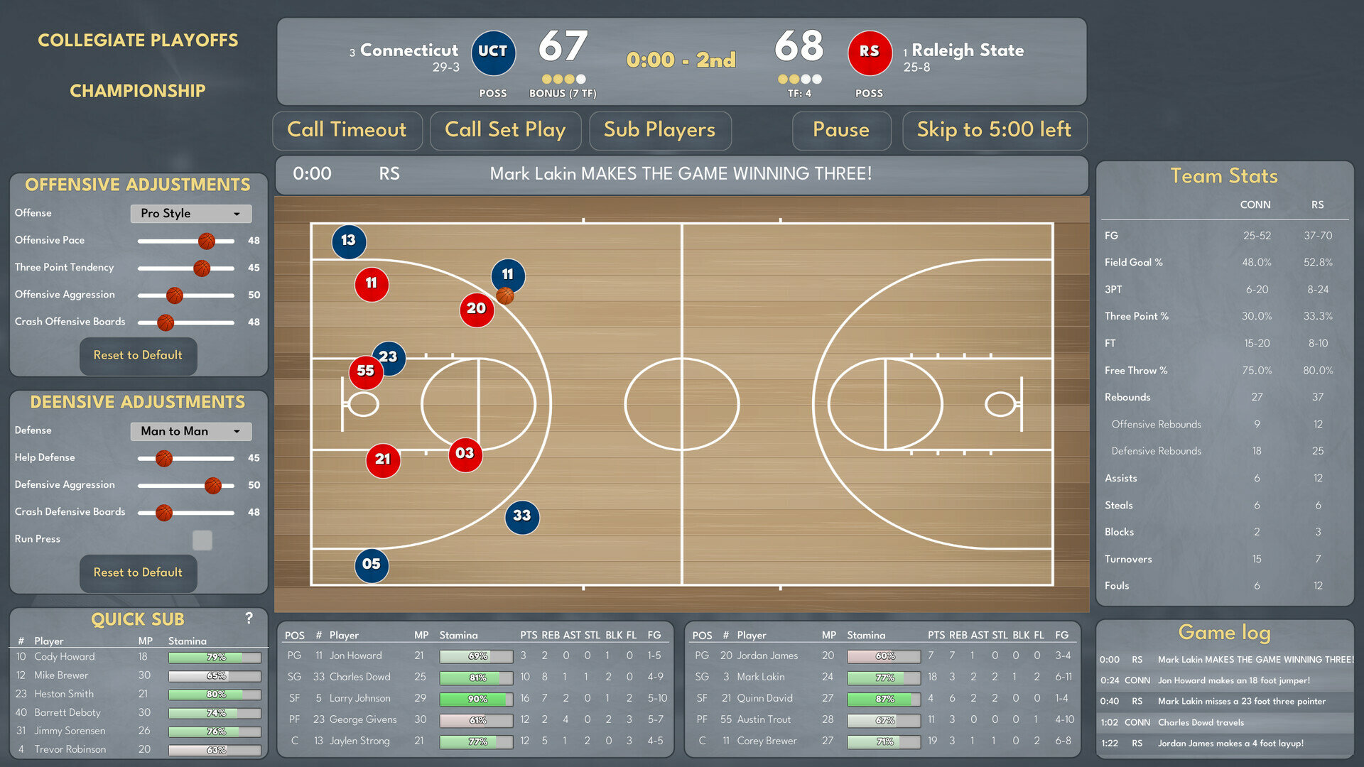 College Basketball Manager PC Steam Ключ • Активация Steam • регион Весь мир