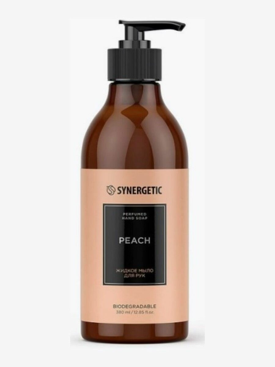 Synergetic Peach Мыло для рук и тела персик 380мл