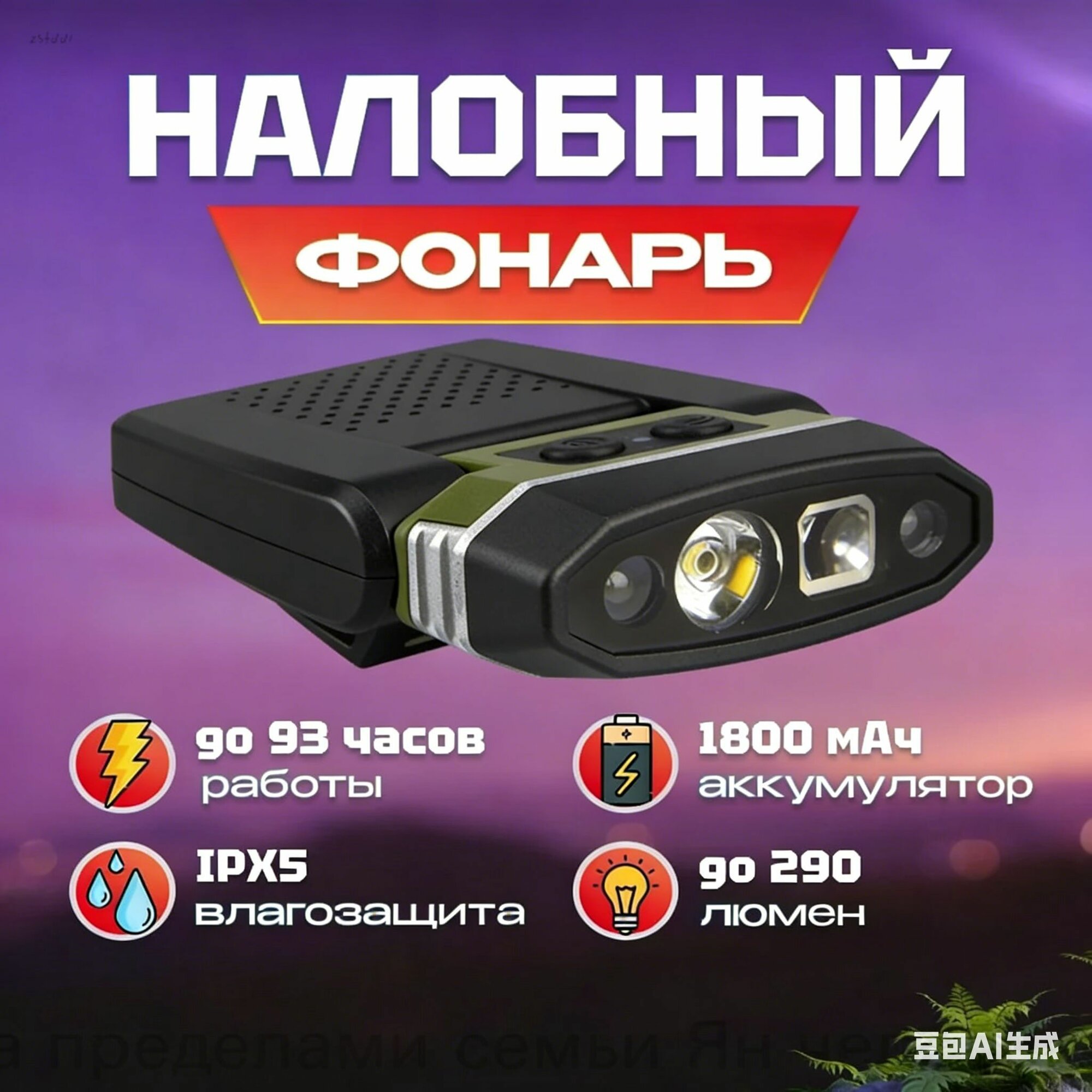 Налобный фонарьZSFDD1
