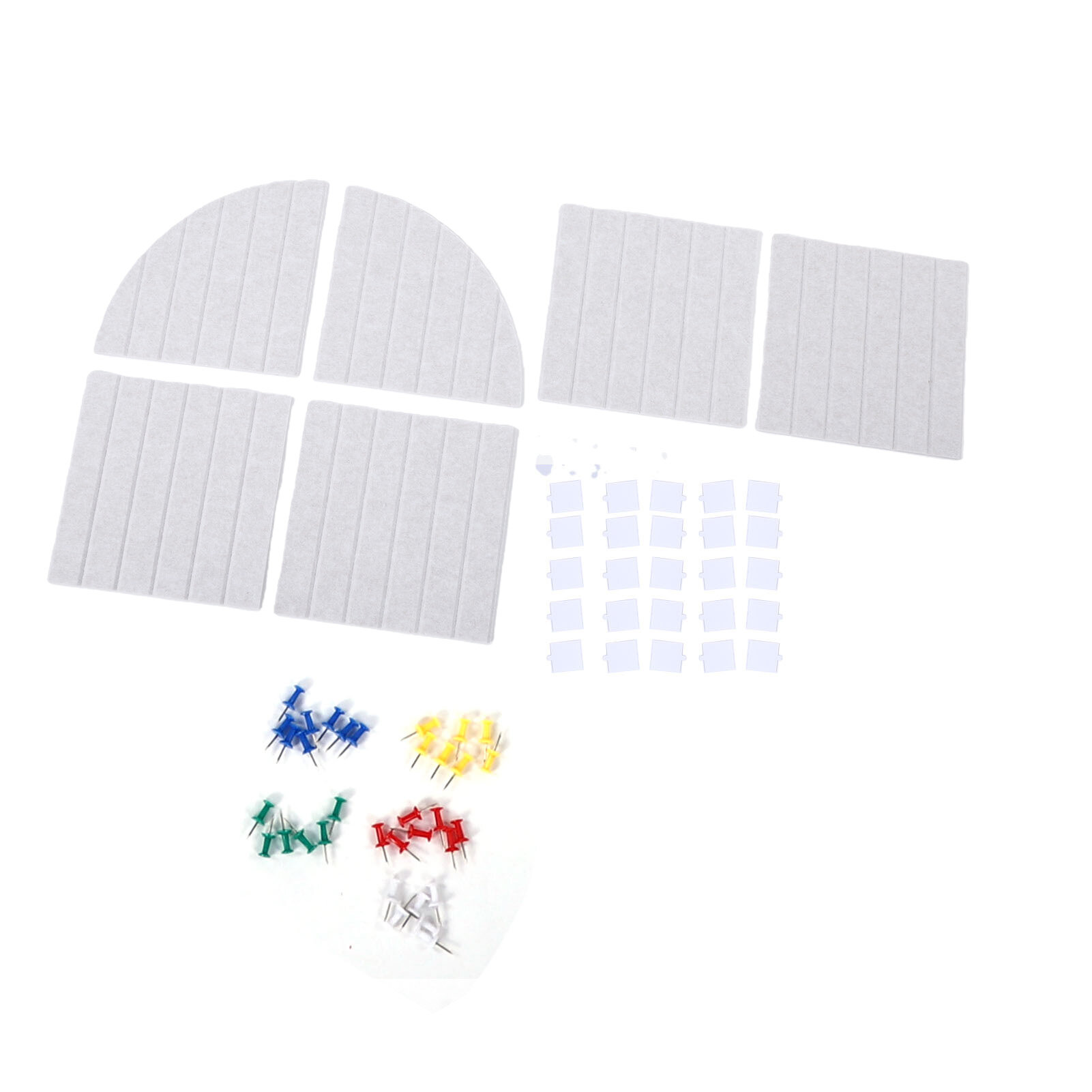 Стильная легкая настенная доска объявлений из фетра с кнопками и клейкими подушечками для фотографий, картин и заметок. Светло-бежевый цвет, 60x90 см / 23,6x35,4 дюйма.