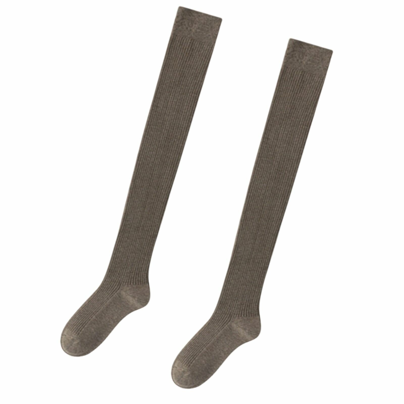 Теплые высокие носки до бедра для женщин