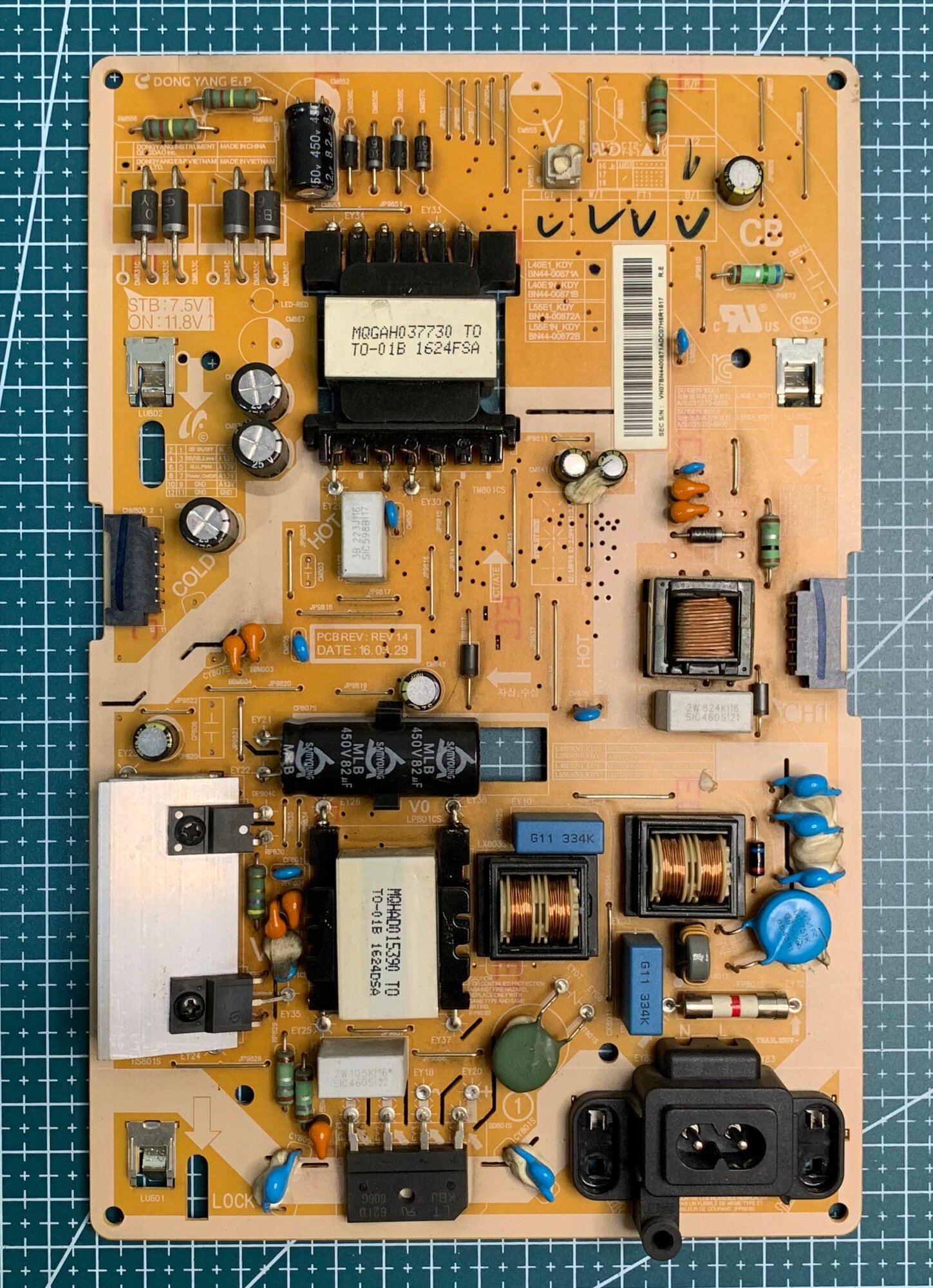 Блок питания BN44-00871A L40E1_KDY для телевизора Samsung UE40K6500