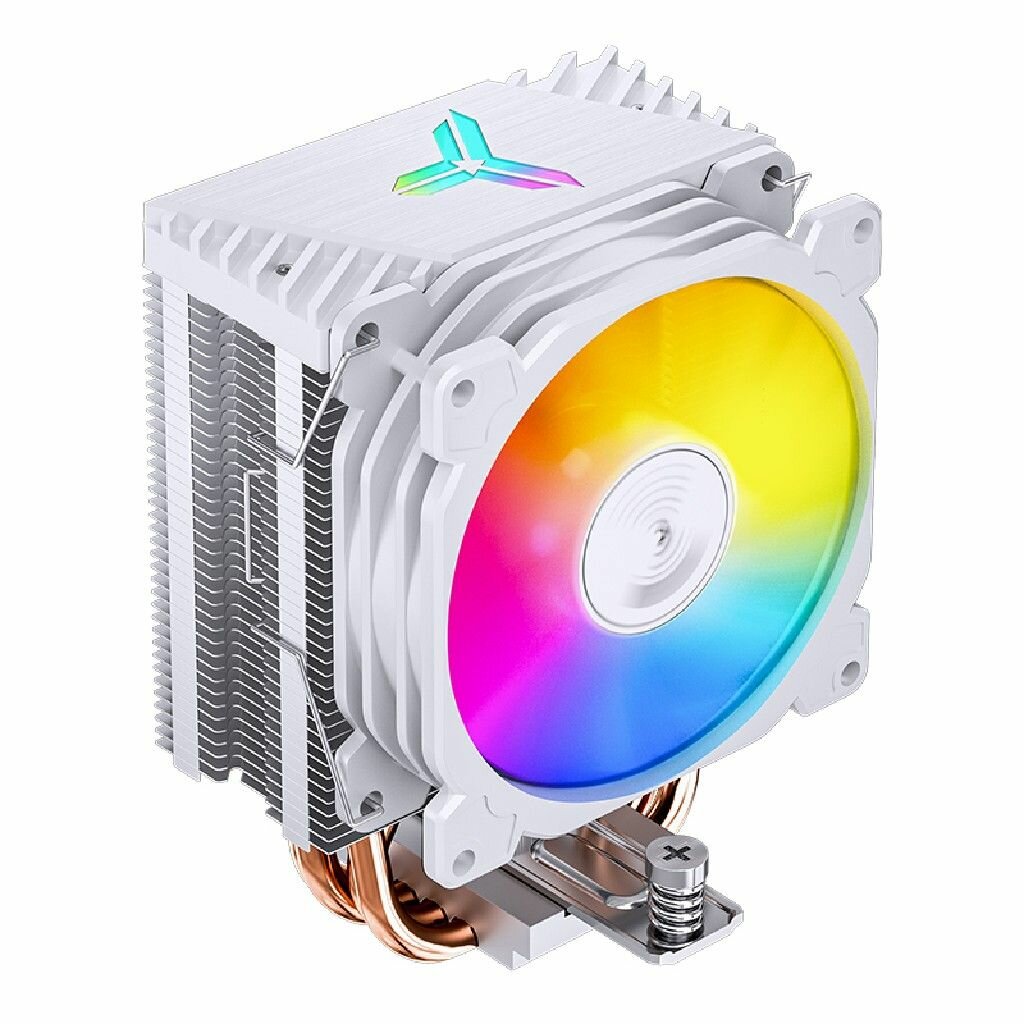 Кулер для процессора JONSBO CR-1400 E ARGB White LGA1851/1700/1200/115X/AM5/AM4, TDP 160W, PWM, 92mm ARGB LED Fan, 4 тепловые трубки, 4-pin, белый