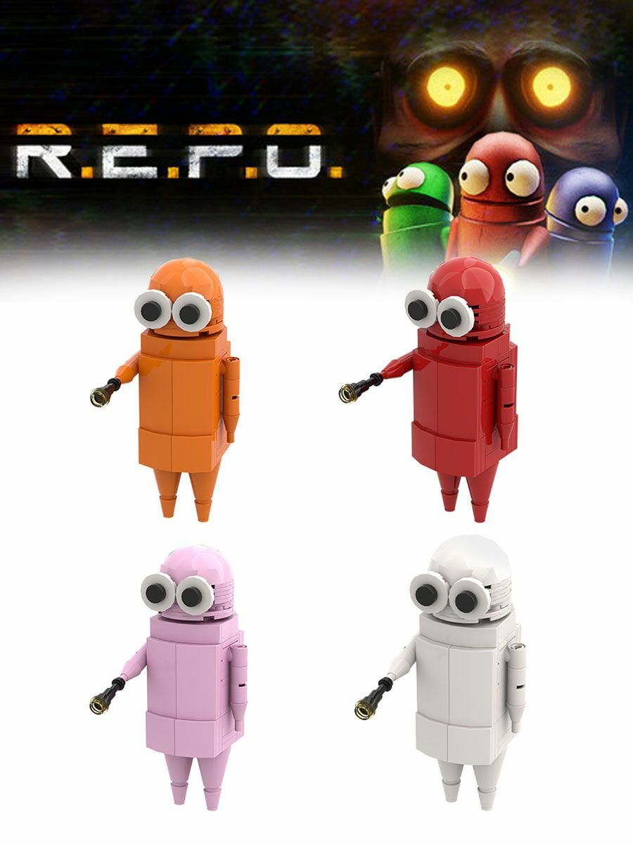 Конструктор Игровые персонажи "R.E.P.O." 12cm 101деталей