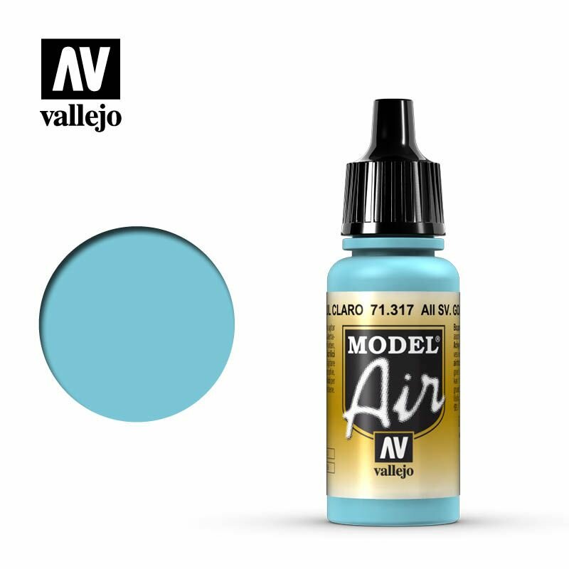 71317 Краска Vallejo Model Air AII SV. Gol Light Blue, 18мл