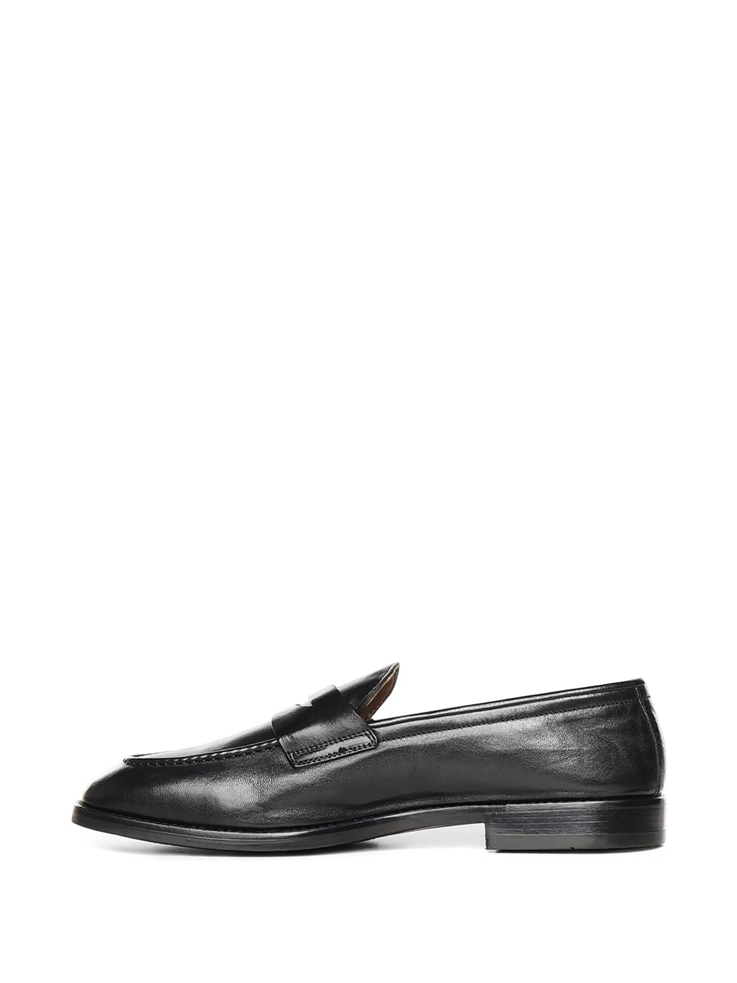 Лоферы John Galliano Leather loafers, размер 45, black/black — фото 1