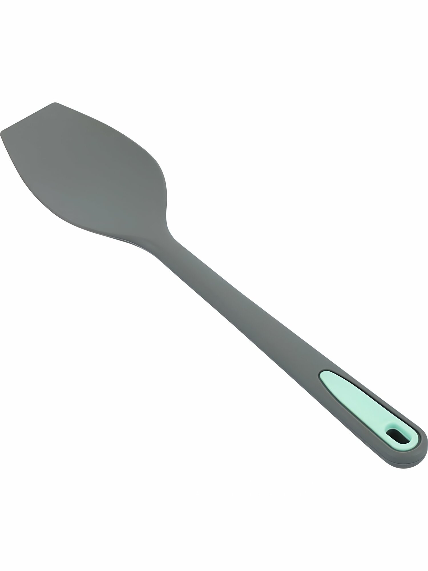 Лопатка кулинарная силиконовая Regent Inox Linea Silicone 22х5 см серая для антипригарного покрытия и выпечки 79-026