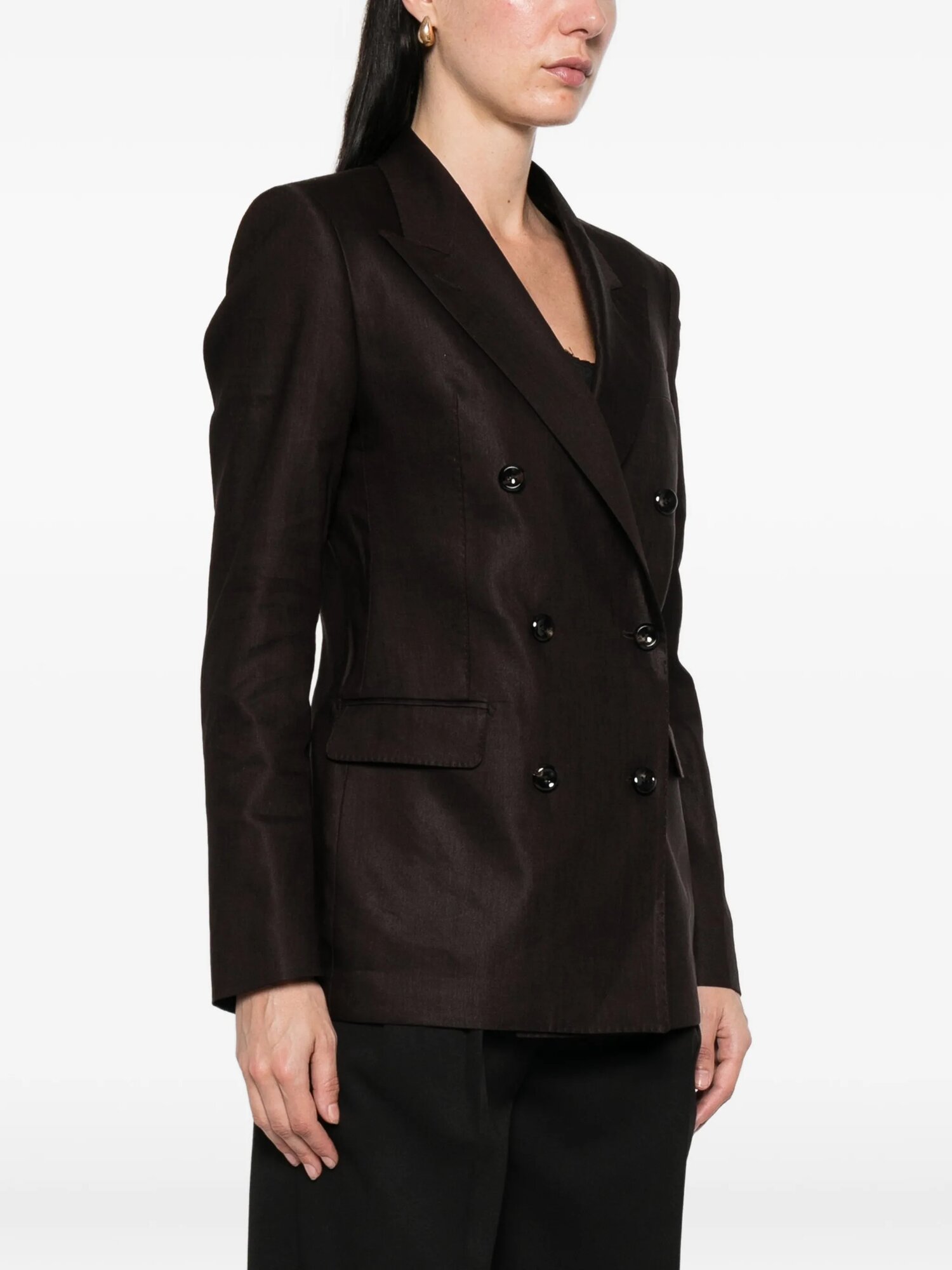 Куртка Tagliatore Double-breasted blazer, размер 42, brown — фото 1