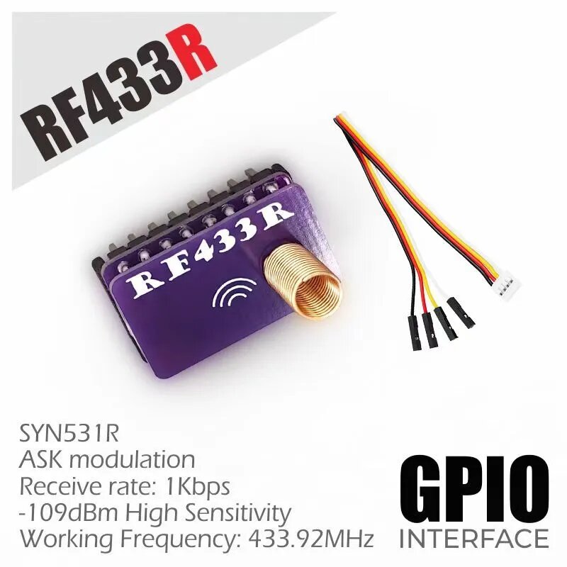 RF433R M5StickC PLUS2 модуль для умного дома