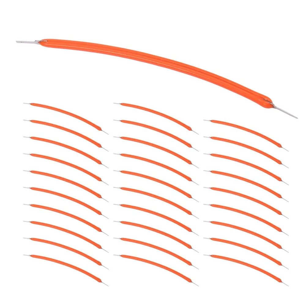 3 В ультратонкая светодиодная гибкая нить накаливания 60 мм ретро-лампочка красного света